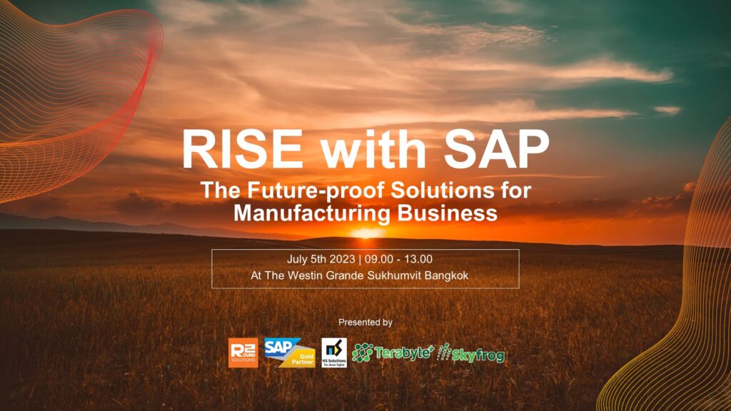 RISE with SAP, The Future-proof Solutions for Manufacturing Business ...